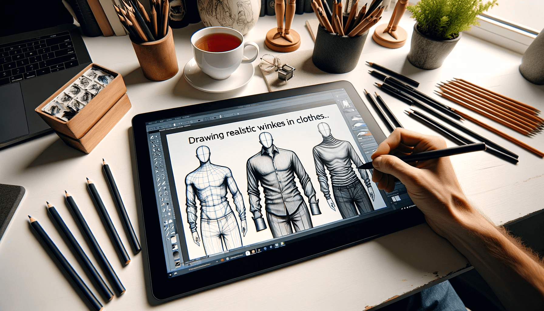 How To Draw Wrinkles on Clothes: Step by step Guide for Beginners